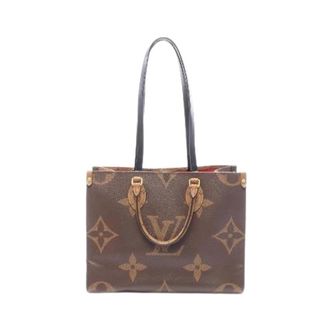 Louis Vuitton Pre-owned OnTheGo MM Monogram Giant Reverse Tote Bag - - Pre-owned - Damen - Braun - ONE SIZE