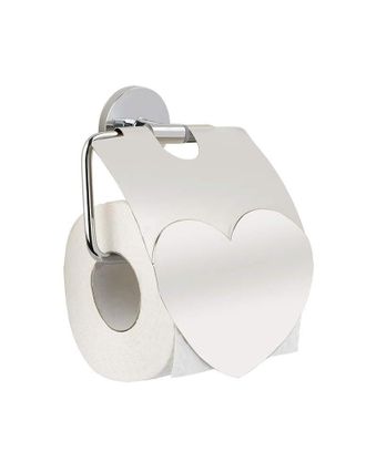 WENKO Toilettenpapierhalter Herz