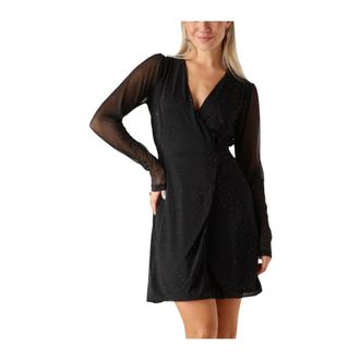 Moves Elegantes Schwarzes Minikleid - - Dresses - Damen - Schwarzk - S