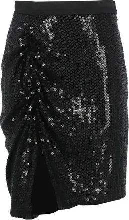 Vivienne Westwood Femme, Jupes, Noir, Taille: 38 FR Sequin Slit Skirt