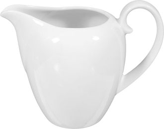 SELTMANN WEIDEN Seltmann 001.216774 Rondo/Liane Porzellan Milchkännchen, Rund, Weiß, 0.12L, 9.8cm Durchmesser, 6.7cm Höhe