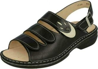 Finn Comfort FinnComfort SALONIKI 2557900418 Damen Sandalette Schwarz, 43 EU