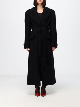 Blumarine Langer Oversize-Wickelmantel von aus Wollmischung mit Bindeg&uuml;rtel