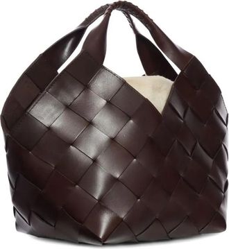 Dragon Diffusion Shopper & Totes - Woven Calf Leather Handbag With Integrated Handles - Gr. unisize - in Schwarz - f&uuml;r Damen