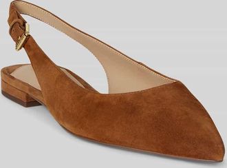 Lauren Ralph Lauren Ballerina aus echtem Veloursleder