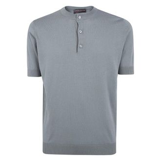 FILIPPO DE LAURENTIIS Serafino Kurzarm-Pullover - - Tops - Herren - Gr&uuml;n - S