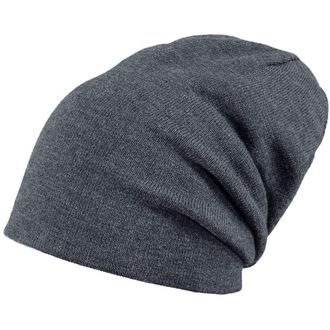 Barts Unisex Eclipse Beanie Baskenm&uuml;tze, Grau (Dark Heather 0019), One Size (Herstellergr&ouml;&szlig;e: Uni)