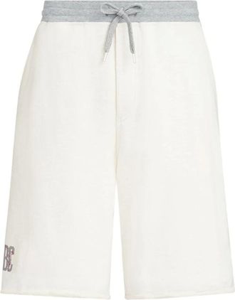 Brunello Cucinelli Homme, Shorts, Blanc, Taille: S Bermuda Shorts