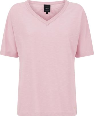 Geox Womens W V/N T-Shirt, Dawn PINK, Large
