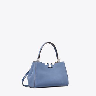 Tory Burch Damen Mini Eleanor Henkeltasche aus Nubukleder