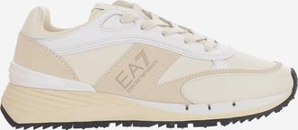 Emporio Armani Baskets Ea7 en cuir avec logo