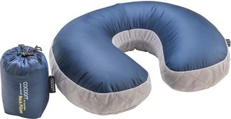 Cocoon Cocoon U-Shaped Down Neck Pillow, Dark Indigo-Grey