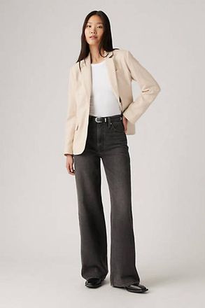 Levi's Ribcage Wide Leg Jeans - Damen - Schwarz / Schwarz