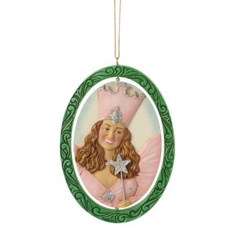 Enesco The Wizard of Oz by Jim Shore Glinda and The Wicked Witch Drehbares H&auml;ngeornament, 12 cm, Mehrfarbig