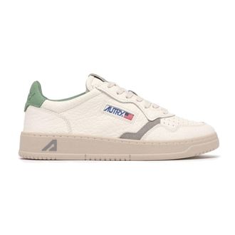 Autry Homme, Chaussures, Blanc, Taille: 40 EU Medalist Low Leather Baskets