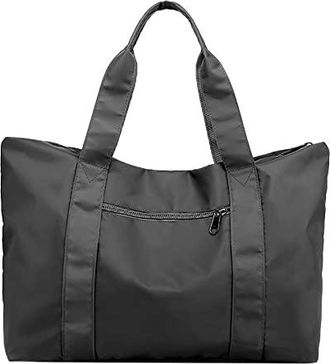 Generic Sac &agrave; bandouli&egrave;re portable en nylon pour homme et femme Grande capacit&eacute;, gris, Taille unique