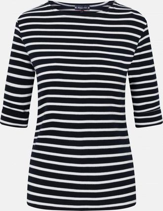Armor Lux 3/4-Arm Streifenshirt marine-wei&szlig; Damen
