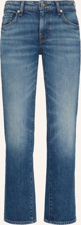 7 For All Mankind Jeans Low Cigarette Slim Fit blau