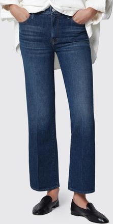 Mother Straight-Fit-Jeans The Kick It mit mittlerer Leibh&ouml;he aus Stretch-Denim