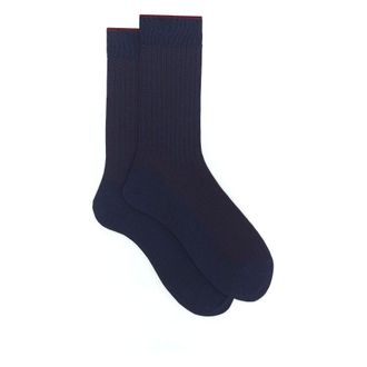 Gallo Gallo, Homme, Sous-vêtements, Multicolore, Taille: S Short bleu en coton plaqué pour hommes et chaussettes