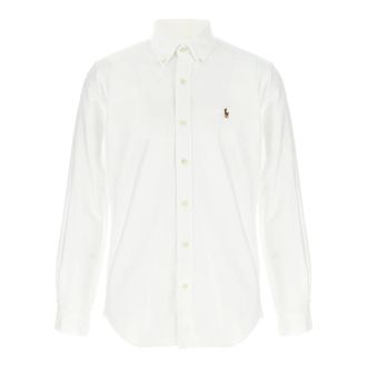 Polo Ralph Lauren Homme, Chemises, Blanc, Taille: 2XL Oxford Cotton Shirt