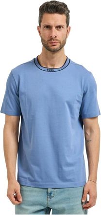 HUGO BOSS Homme, Tops, Bleu, Taille: XL T-shirt Green Line