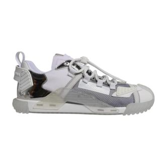 Dolce & Gabbana Multicolor Low Top Sneakers mit Gummisohle - - Shoes - Herren - Wei&szlig; - 41 EU