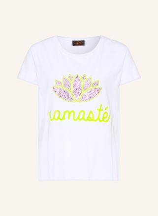 Miss Goodlife Miss Goodlife T-Shirt Mit Schmucksteinen weiss
