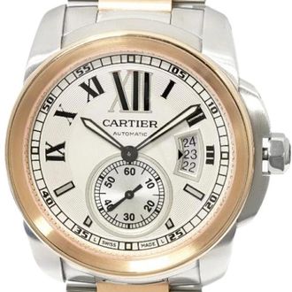 Cartier Pre-owned Acier inoxydable montres - Homme - Pre-owned - Blanc - Taille: ONE Size