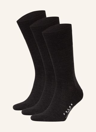 Falke 3er-Pack Socken Airport grau