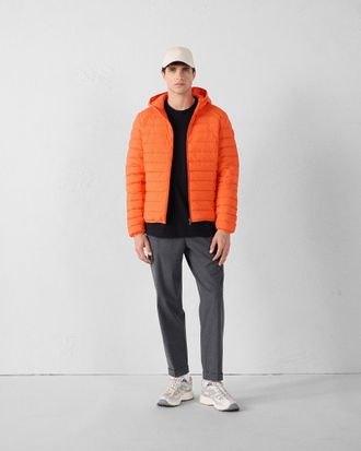 Jott Doudoune l&eacute;g&egrave;re stretch &agrave; capuche Rouge feu Frantz - Taille XXL