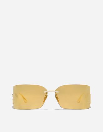 Dolce & Gabbana Sonnenbrille Statement - Frau Gold Onesize