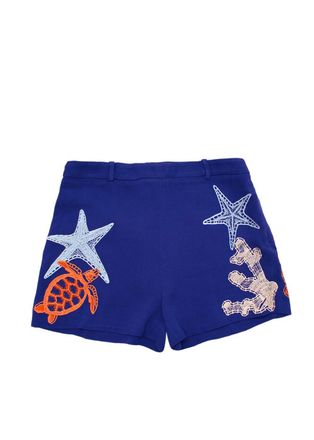 Emilio Pucci Blue Sea Life Shorts Size XS