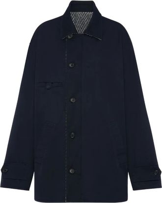 Maison Margiela blouson Reversible à chevrons - Noir