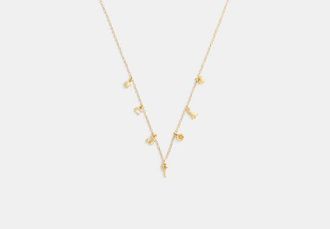 Coach Halskette Mit Kultigen Mini-Anh&auml;ngern