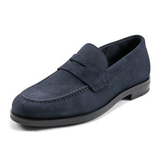 Rockport Herren Sutton Penny Loafer, Dunkelblau, 46.5 EU Weit