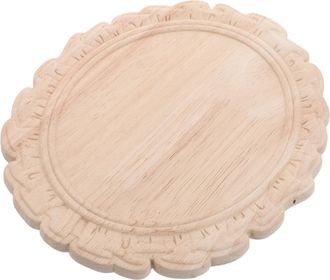 Angoily Holz Spiegelrahmen mit Geschnitztem Relief Vintage Wandrahmen im Europ&auml;ischen Stil Massives Holz Unbemalt Dekorativer Wandbilderrahmen f&uuml;r Zuhause und