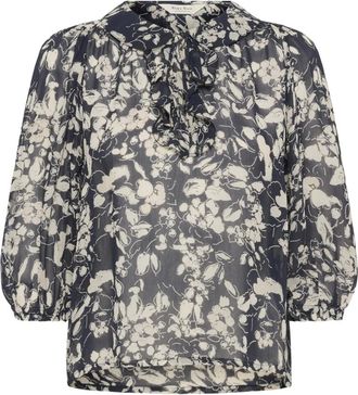 Part Two Femme, Blouses et Chemises, Multicolore, Taille: 50 FR After Midnight Art Flower