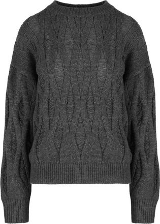 Bomboogie Femme, Pulls, Noir, Taille: 40 FR Pulls &agrave; col rond