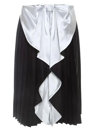 Givenchy jupe à design plissé - Noir