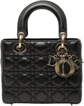 Dior Pre-owned Lady Dior - Femme - Pre-owned - Noir - Taille: ONE Size