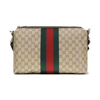 Gucci Tag Kleine Umh&auml;ngetasche - - Bags - Herren - Beige - ONE SIZE