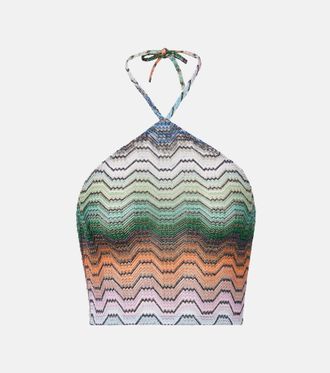 Missoni Top aus H&auml;kelstrick