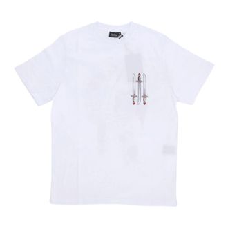 Dolly Noire Outline T-Shirt - - Tops - Herren - Wei&szlig; - L