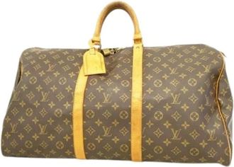 Louis Vuitton unisex, Pre-owned, Brun, Taille: ONE Size Pre-owned Vintage Boston Bag