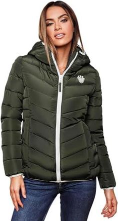 Navahoo Veste matelass&eacute;e pour femme B675, olive, M