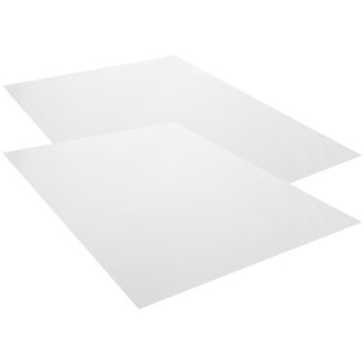 BESPORTBLE 2 St&uuml;ck Sublimations Aluminiumplatten 30X40cm Wei&szlig;e Hochglanz Metallschildrohlinge f&uuml;r Thermotransferdruck Bruchfest und Farbecht Sublimationsrohlinge