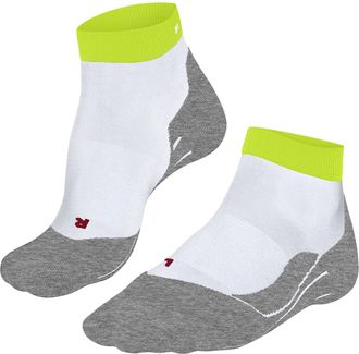 Falke Herren Laufsocken RU4 Endurance Short M SSO Baumwolle Funktionsmaterial antiblasen 1 Paar, Weiß (White 2007), 44-45
