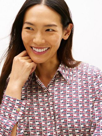 Tommy Hilfiger Langarmbluse VIS TWILL LS REGULAR SHIRT