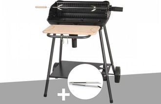 Somagic Somagic - Barbecue charbon Bergamo + Pince en inox